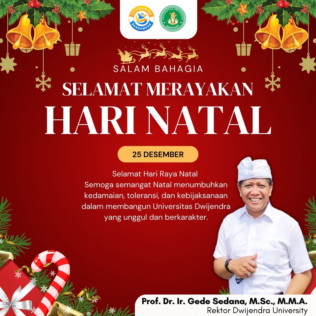 Rektor dan seluruh Civitas Akademika Dwijendra University mengucapkan ...